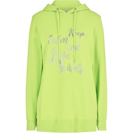 bonprix Sweatshirt mit Schriftzug und Seitenschlitzen aus Bio Baumwolle