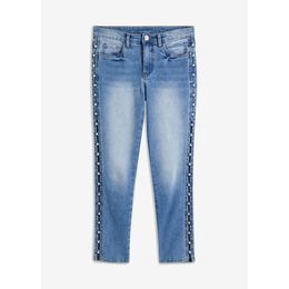 bonprix Skinny-Jeans mit Perlen-Applikation