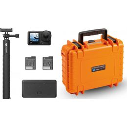 DJI Osmo Action 4 Adventure Combo + B&W Case typ 1000 orange