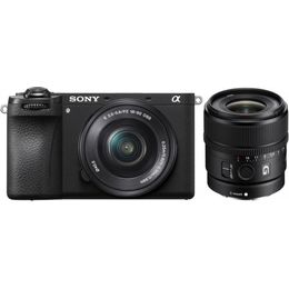 Sony Alpha ILCE-6700 + 16-50mm + 15mm f1,4 G - nach 250 EUR Sony Alpha 6700 Kombirabatt