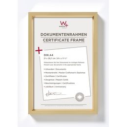 Walther Kunststoffrahmen Steel Style ES130G 21x29,7cm gold