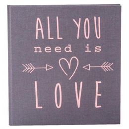 Goldbuch Hochzeitstagebuch All you need is love grau