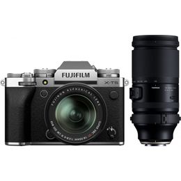 Fujifilm X-T5 silber + XF18-55mm f2,8-4 + Tamron 150-500 f5-6,7 - abzgl. 100,00€ Fujifilm Cashback