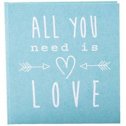 Goldbuch Hochzeitstagebuch All you need is love türkis