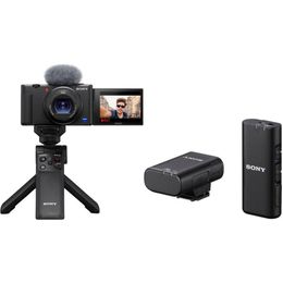 Sony Vlog-Kamera ZV-1 + ECM-W2BT Mikrofon + GP-VPT2BT Handgriff