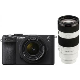 Sony Alpha ILCE-7C II schwarz + 28-60mm + SEL 70-200mm f4 - abzgl. 100,00€ Sommer Cashback - abzgl. 100,00€ Welcome to Alpha-Bonus