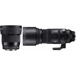 Sigma 56mm 1,4 DC DN + Sigma 150-600mm f5-6,3 DG DN OS [S] E-Mount - abzgl. 140,00€ Cashback