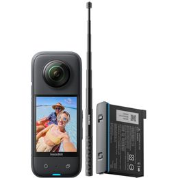Insta360 X3 + X3 Battery + Selfie-Stick (114cm) - Dealpreis