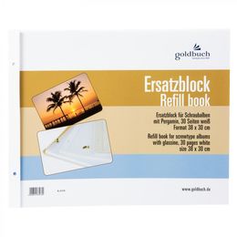 Goldbuch Ersatzblock 83 078 weiß 38x30 cm für Schraubalben 31x39cm