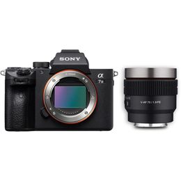 Sony Alpha ILCE-7 III + Samyang V-AF 75mm T1,9 FE - abzgl. 300,00€ Sommer Cashback