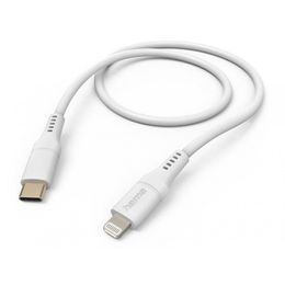 Hama Ladekabel Flexible USB-C/Lightning 1,5m weiß