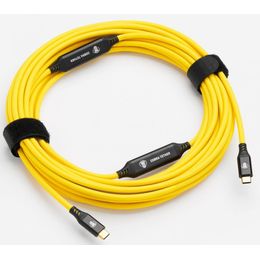 CobraTether USB-C an USB-C 10m gelb