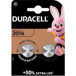 Duracell Knopfzelle CR2016 3V 2er Blister