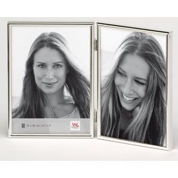 Walther WD218S Chloe Portraitrahmen 2 x 13x18 cm silber