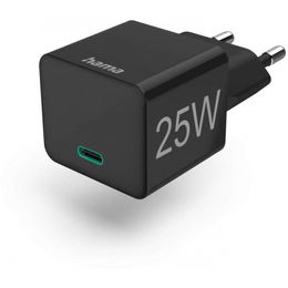 Hama 201651 Mini USB-C Schnellladegerät 25W schwarz