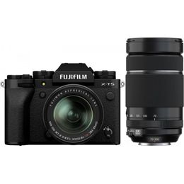 Fujifilm X-T5 schwarz + XF18-55mm f2,8-4 + XF70-300mm f4-5,6