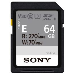 Sony SDXC-Karte 64GB Cl10 UHS-II U3 V30 270/70MB/s