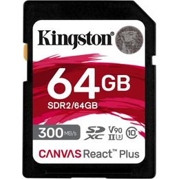 Kingston SDXC Canvas React Plus 64GB 300MB/s V90 UHS II