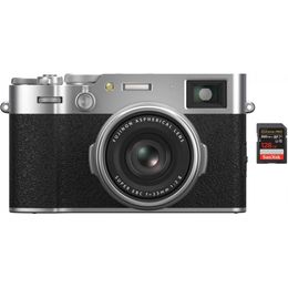 Fujifilm X100VI silber + SanDisk SDXC Extreme Pro 128GB 200MB/s