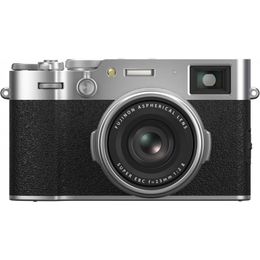 Fujifilm X100VI silber + SmallRig 4558 Ledertasche