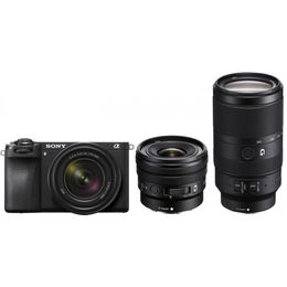 Sony Alpha ILCE-6700 + 18-135mm + 10-20mm f4 G + 70-350mm f4,5-6,3 G - nach 500 EUR Sony Alpha 6700 Kombirabatt