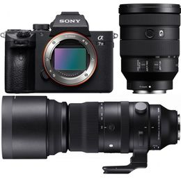 Sony Alpha ILCE-7 III + Sony 24-105mm + Sigma 150-600mm - abzgl. 140,00€ Sigma Cashback - abzgl. 100,00€ Welcome to Alpha-Bonus