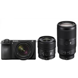 Sony Alpha ILCE-6700 + 18-135mm + 15mm f1,4 G + 70-350mm f4,5-6,3 G - nach 500 EUR Sony Alpha 6700 Kombirabatt