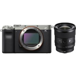 Sony Alpha ILCE-7C silber + Sony SEL 20mm f1,8 FE G - abzgl. 100,00€ Welcome to Alpha-Bonus