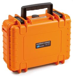 B&W International B&W Case Type 1000 SI orange mit Schaumstoffeinsatz