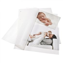 Goldbuch Fotokarton 83001 weiß mit Pergamin 40 Seiten
