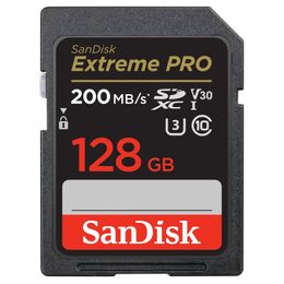 Sandisk SDXC Extreme Pro 128GB 200MB/s V30 UHS I