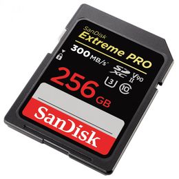 Sandisk SDXC Extreme Pro 256GB 300MB/s V90 UHS II