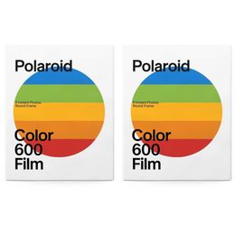 Polaroid 600 Color Film Round Frame 8x 2er Pack