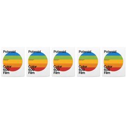 Polaroid 600 Color Film Round Frame 8x 5er Pack