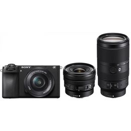 Sony Alpha ILCE-6700 + 16-50mm + 10-20mm f4 G + 70-350mm f4,5-6,3 G - nach 500 EUR Sony Alpha 6700 Kombirabatt