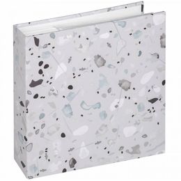 Walther ME-298-3 Memo-Album Terrazzo stone grey 200 Fotos 10x15 cm