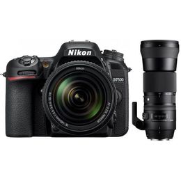 Nikon D7500 KIT AF-S DX 18-140 + Sigma 150-600mm f5,0-6,3 DG OS HSM C
