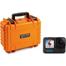GoPro HERO10 Black + B&W Case Typ 3000 orange - nach 20 EUR GoPro HERO10 Sofortrabatt