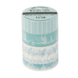 Goldbuch Washi Tape 10624 Storch blau