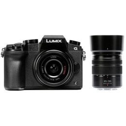 Panasonic Lumix DMC-G70 Kit 14-42 mm + 45-150 mm schwarz