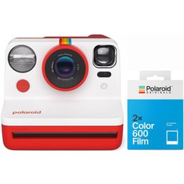 Polaroid Now Gen2 Kamera Rot + 600 Color Film 2x8