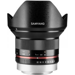 Samyang 12mm 1:2,0 Fujifilm X schwarz