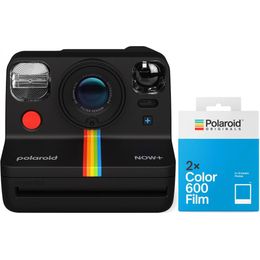 Polaroid Now+ Gen2 Kamera Schwarz + 600 Color Film 2x8