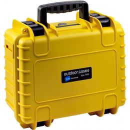 B&W International B&W Case Type 3000 RPD gelb mit Facheinteilung