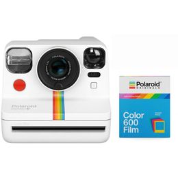 Polaroid Now+ Gen2 Kamera Weiß + 600 Color Frames 8x