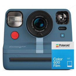 Polaroid Now+ Gen2 Kamera blau + 600 Color Film 8er