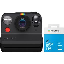 Polaroid Now Gen2 Kamera Schwarz + 600 Color Film 2x8