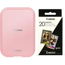 Canon Zoemini 2 rosegold + Canon ZP-2030 20 Blatt