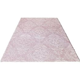 Teppich Cremona, Home Affaire, rechteckig, Höhe: 20 mm, romantisch, Landhausstil, Wohnzimmer, Schlafzimmer, rosa