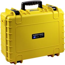 B&W International B&W Case Type 5000 SI gelb mit Schaumstoffeinsatz